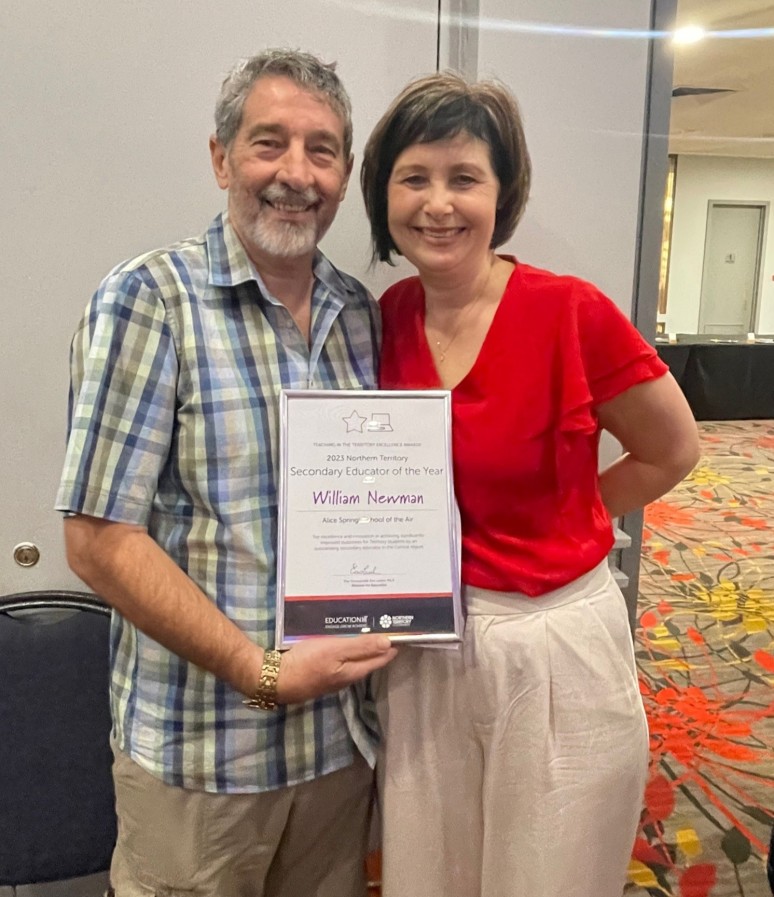 Alice Springs School of the Air Visitor Centre - Thank You Dr William Newman